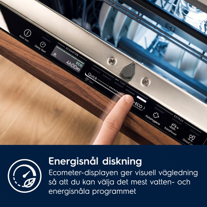 300 QuickSelect 60 cm Integrerad Diskmaskin Diskmaskin 60cm | Electrolux